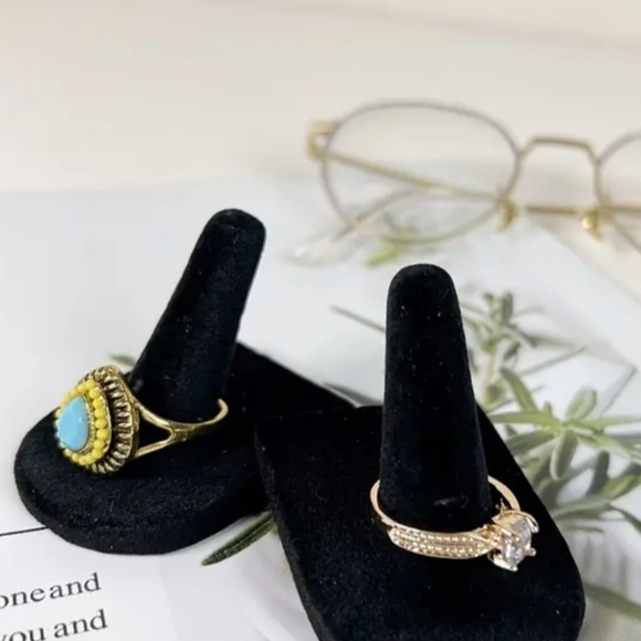 Jewelry | Ring Display Finger Felt And Weighted Bottom | Poshmark